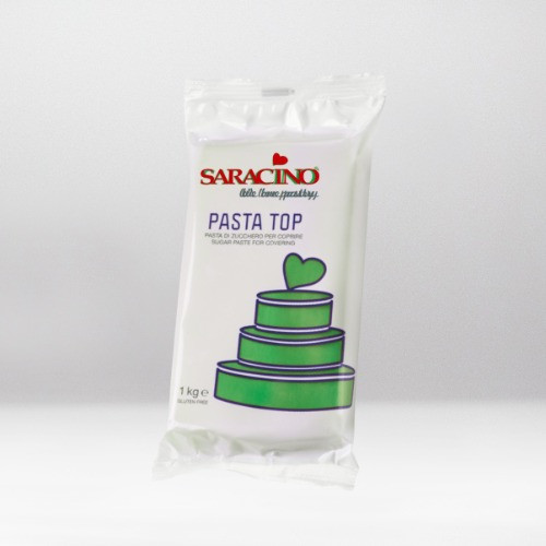 SARACINO 1KG TOP PASTE - GREEN | Sugar Craft Malta