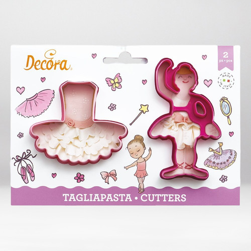 DECORA DANCER & TUTU COOKIE CUTTER SET | Sugar Craft Malta