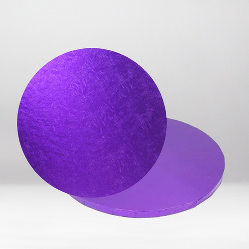 DECORA - PURPLE 30CM ROUND BOARD | Sugar Craft Malta