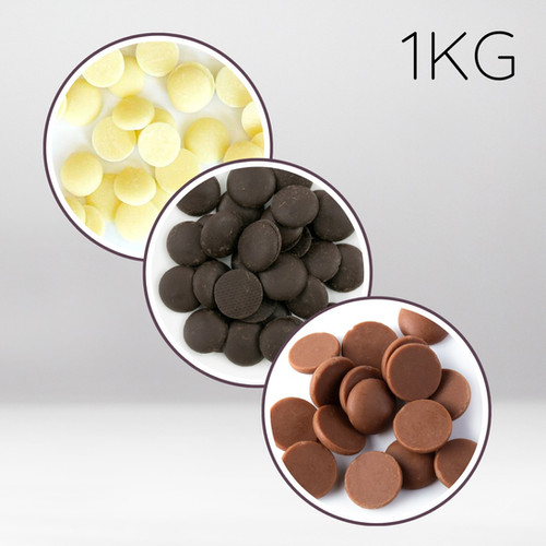 1KG MELTING CHOCOLATE BUTTONS | Sugar Craft Malta