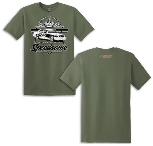 Speedrome Crown Vic 100% cotton tee | Indy Screen Print