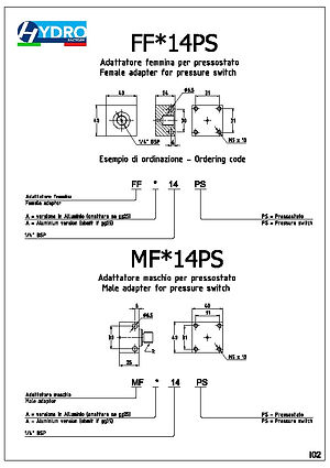Pressure switch and adapter | Hydro Factory Srl