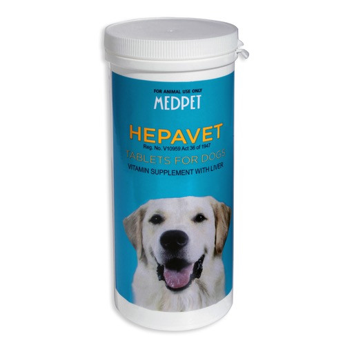 Hepavet for dogs (100 tablets) | Out of the dog box