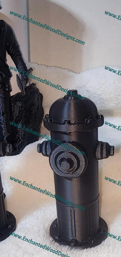 Fire Hydrant Firefighter handle | EnchantedWoodDesignz