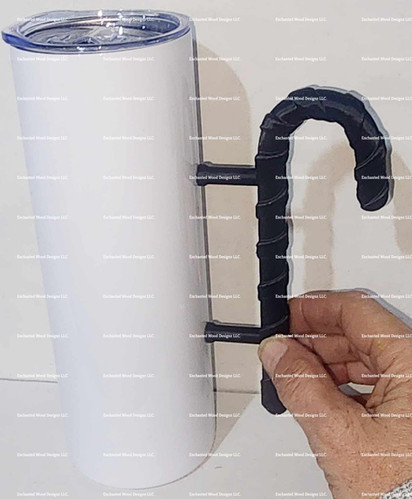 Candy Cane Handle | EnchantedWoodDesignz