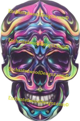 Melty Skull | EnchantedWoodDesignz