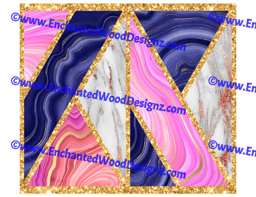 Abstract Gold Glitter & Marble Wrap | EnchantedWoodDesignz
