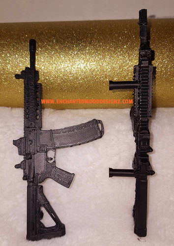 AR 15 Military rifle Handle | EnchantedWoodDesignz