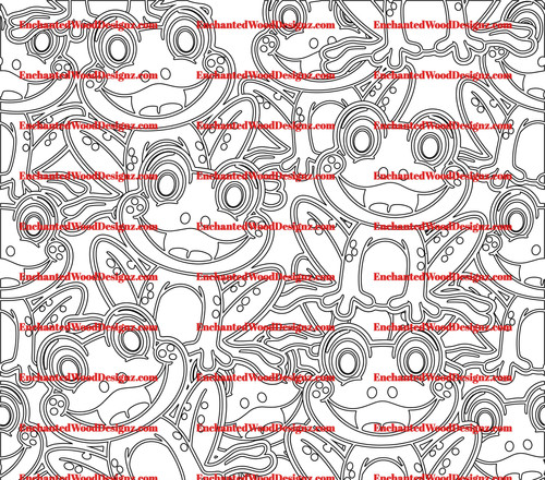 Frog Glitter Burst | EnchantedWoodDesignz