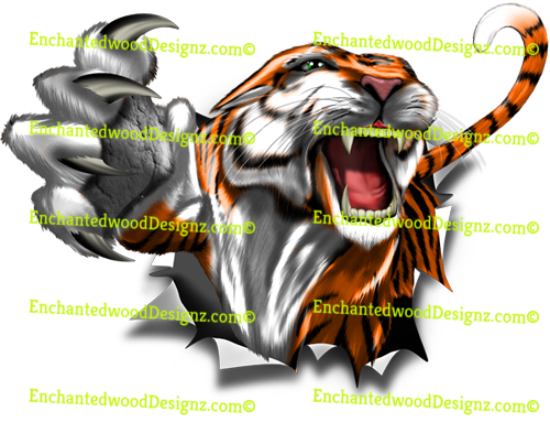 Tiger Rip | EnchantedWoodDesignz