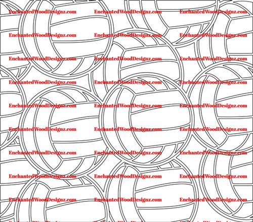 Volleyball Glitter Burst | EnchantedWoodDesignz