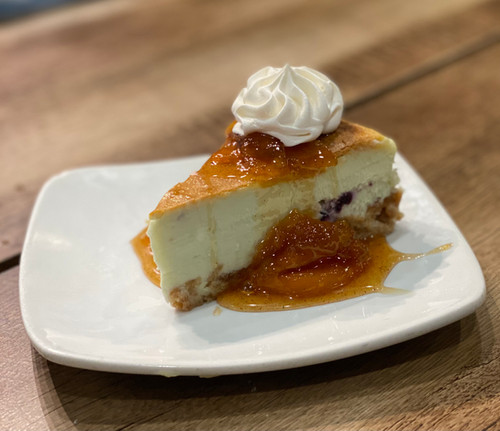 Blueberry Peach Cheesecake | 24th Cheesecakerie