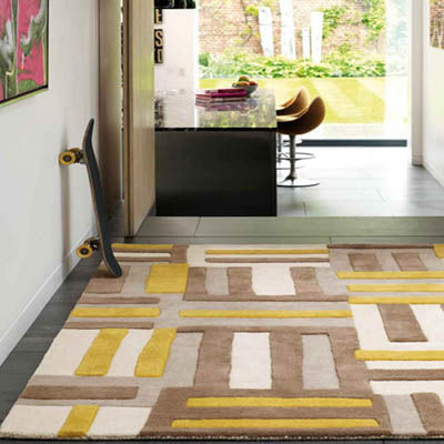 matrix-code-modern-rug-yellow
