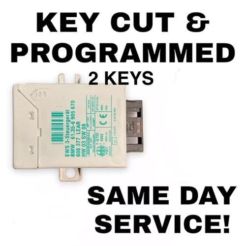 2002-2008 BMW Z4 - 2 Chip Keys For Lost & Spare Key Replacement For EWS3 | Golden Key Supply