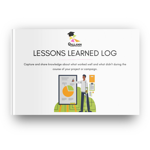 Lessons learned log template | Qallann Marketing