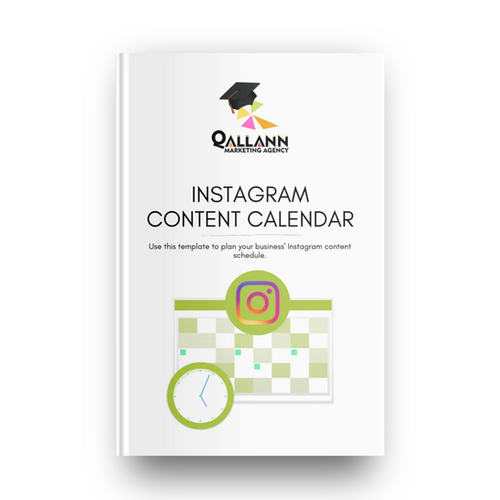 Instagram Content Calendar Template | Qallann Marketing