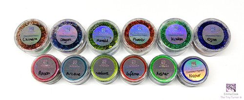 Tiny Turner Chameleon Powders and Flakes (12 x 0.5g Pots) | The Tiny Turner