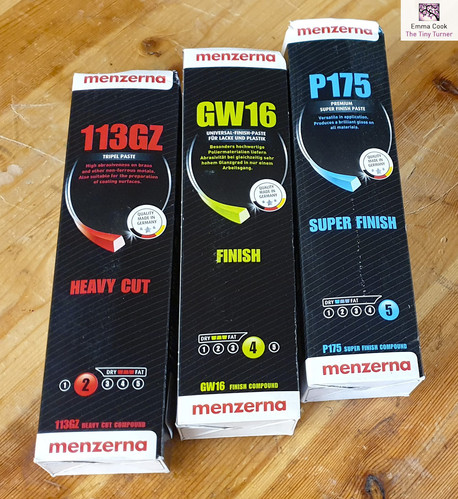 THIRD BAR Menzerna Polishing Compound Set | The Tiny Turner