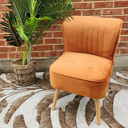 Poppy Orange Accent Chair | Mysite