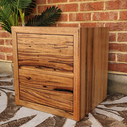 Jindi Marri Timber Bedside Table | Mysite