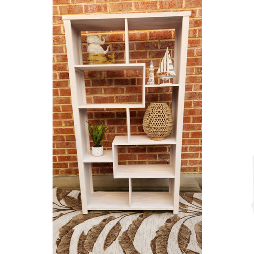 Ocean Grove Whitewash Display Bookshelf | Mysite