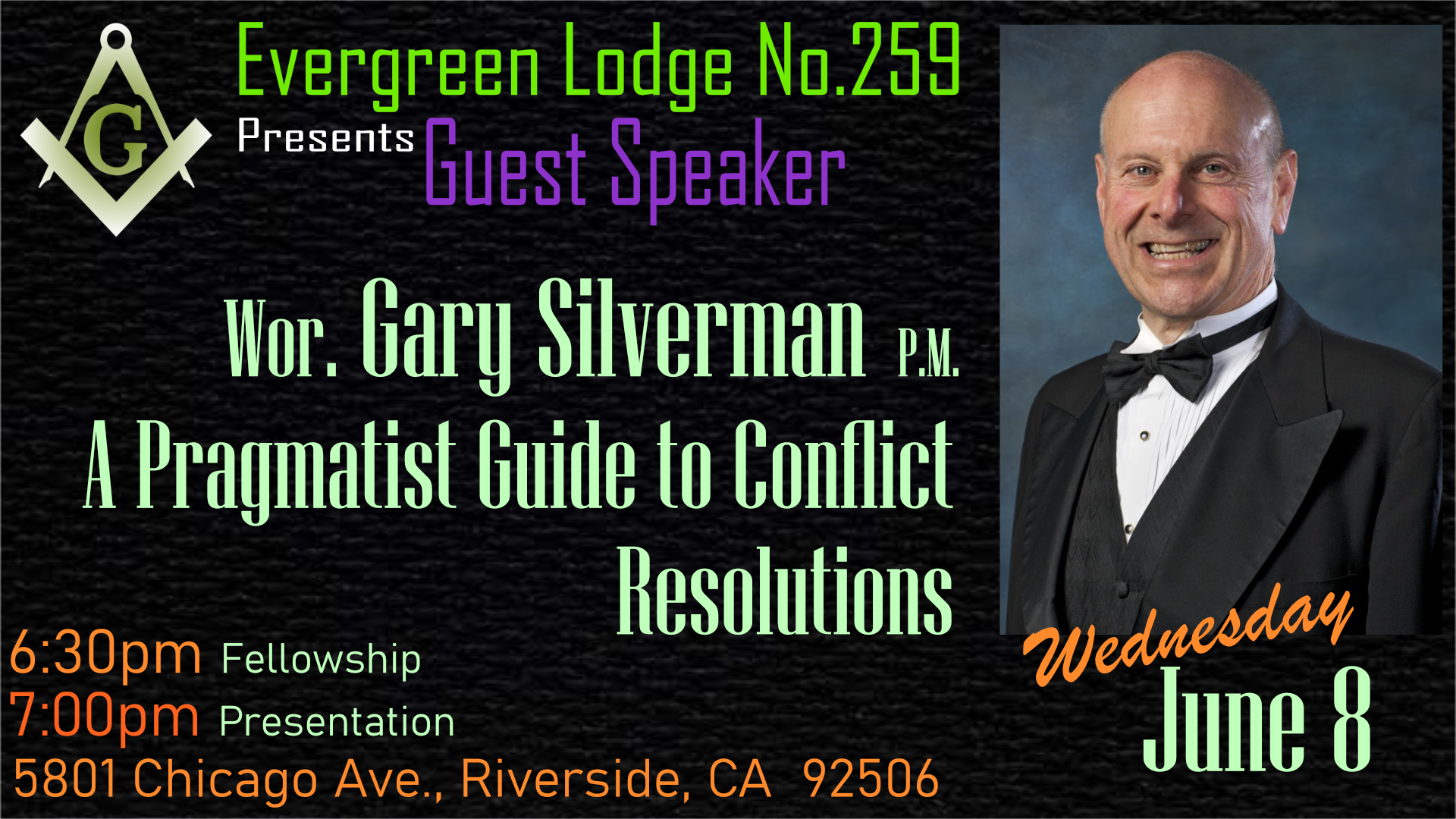 Gary Silverman - Guest Speaker | Evergreen259