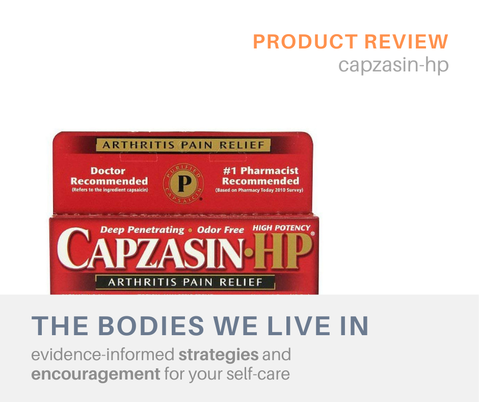 Product Review: Capzasin-HP