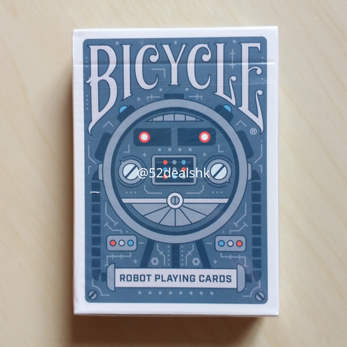 Bicycle Robot Playing Cards (Bicycle機械人撲克牌啤牌標準版) | 52dealshk 香港啤牌撲克牌專門店
