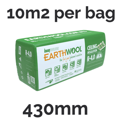 R4.0 195mm 580mm Earthwool Insulation Ceiling Batts | Sydney Insulation