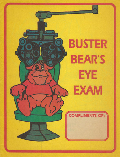 PRINTABLE COLORING BOOK - BUSTER BEAR'S EYE EXAM | Hummingbird Hues Vision