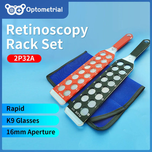 Retinoscopy Rack Set - 32 Lens 2 Rack Set | Hummingbird Hues Vision