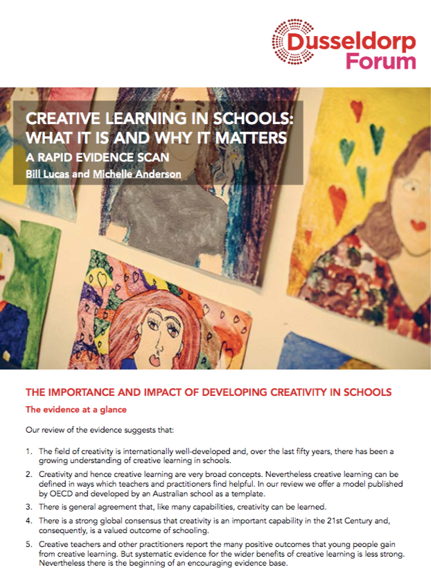 Creative Learning in Schools: What it is and why it matters
