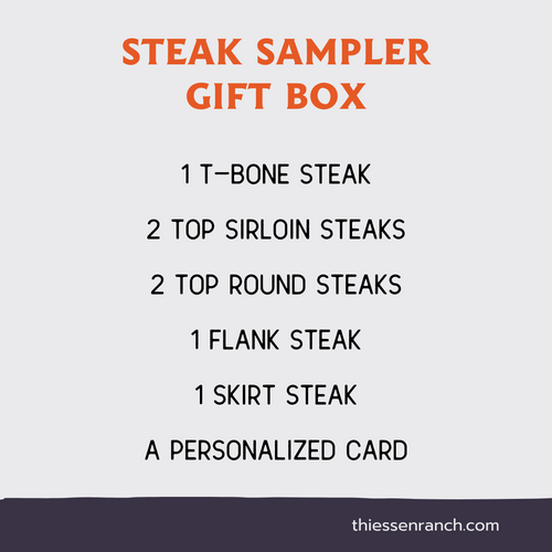 Steak Sampler Gift Box | ThiessenRanch.com