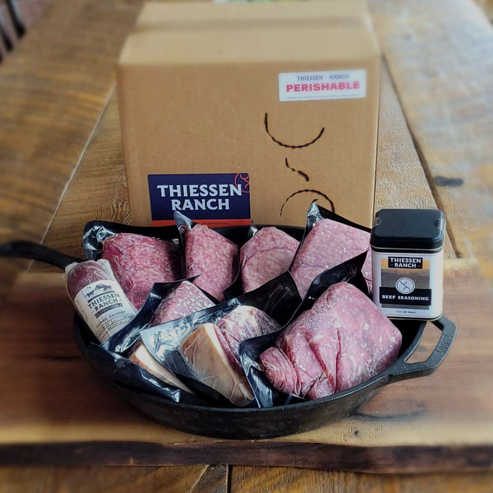 Beef Boxes | Thiessen Ranch | Walla Walla, WA with customers nationwide ...