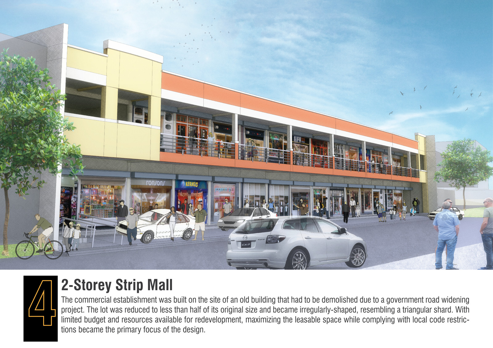architectvitasa | Two-Storey Strip Mall