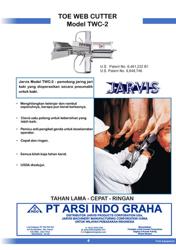TOE WEB CUTTER Model TWC-2 | PT Arsi Indo Graha