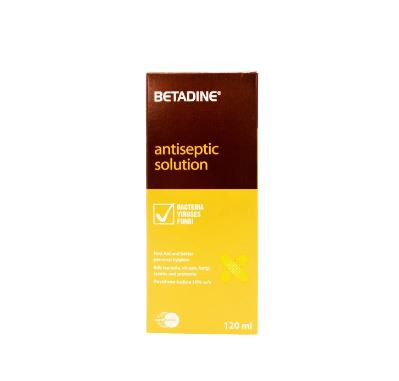 BETADINE ANTISEPTIC SOLUTION 120ML | IBN RUSHD PHARMACY