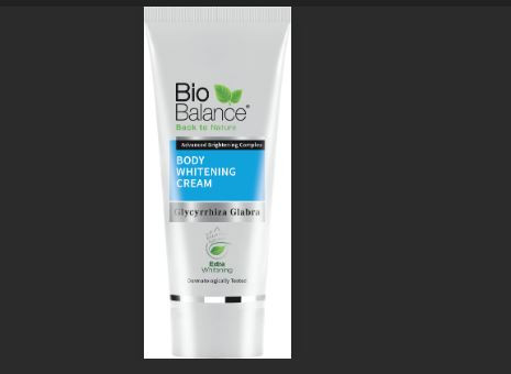 BIOBALANCE BODY WHITENING CREAM 60ML | IBN RUSHD PHARMACY