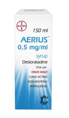 AERIUS 0.5MG/ML ORAL SOLUTION 150ML | IBN RUSHD PHARMACY