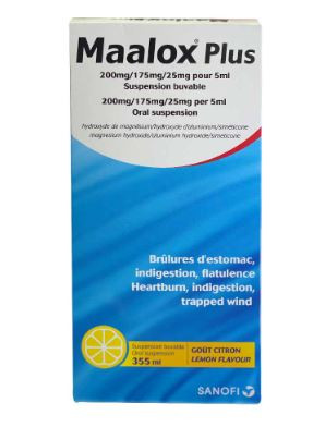 MAALOX PLUS SUSPENSION 335ML | IBN RUSHD PHARMACY
