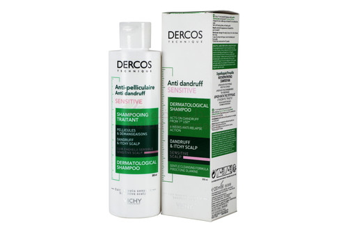 VICHY DERCOS SENSITIVE ANTI-DANDRUFF SHAMPOO 200 ML | IBN RUSHD PHARMACY