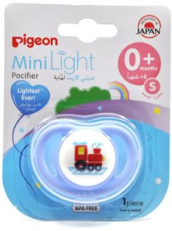 PIGEON MINI LIGHT PACIFIER 0+ MONTH SMALL(S) | IBN RUSHD PHARMACY
