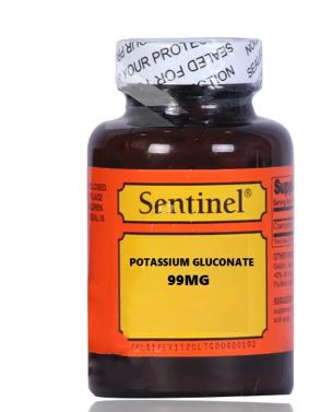SENTINEL POTASSIUM GLUCONATE 99MG TABLETS 50S | IBN RUSHD PHARMACY