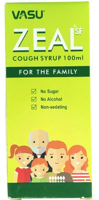 ZEAL SUGAR FREE COUGH SYRUP 100ML | IBN RUSHD PHARMACY