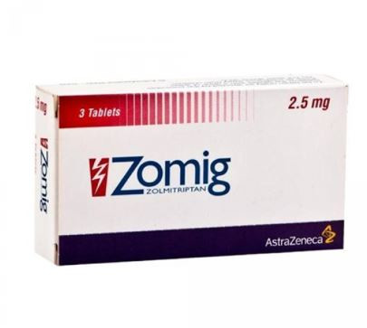 ZOMIG 2.5MG TABLETS 3S | IBN RUSHD PHARMACY