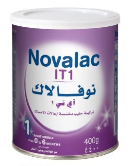 Novalac IT1 Anti-Constipation Infant Milk Formula From 0-6 Months 400 g ...