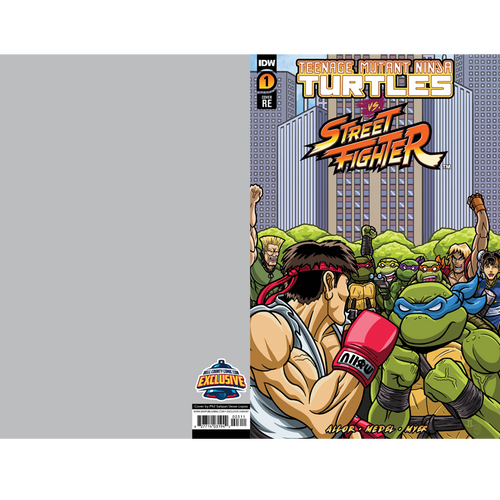 TMNT vs. Street Fighter #1 (IDW) - Retail Exclusive Bell County Comic ...