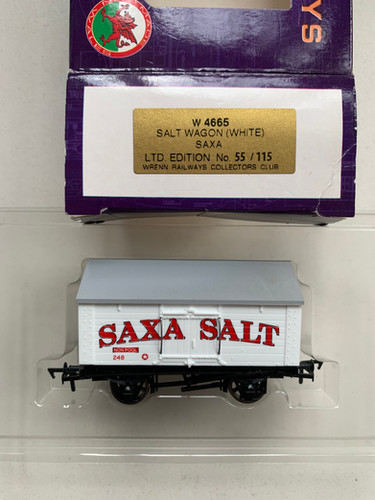 W4665 / WRCC4 - SAXA SALT VAN - LIMITED EDITION | jwmodelrailways