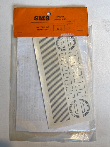 SMS MODEL PRODUCTS - C11 WATERSLIDE TRANSFERS | jwmodelrailways