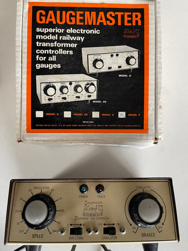 GAUGEMASTER MODEL P CONTROLLER WITH BRAKE SIMULATOR | jwmodelrailways
